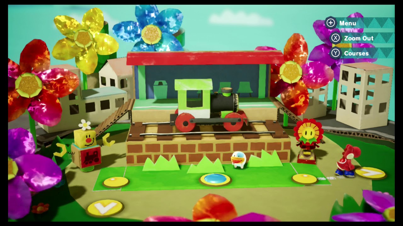 Yoshi's Crafted World 100% - Sunshine Station & Yarrctopus Docks Flips ...