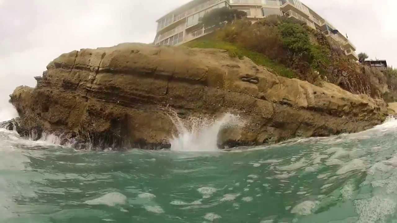 Cliff Jumping in Laguna Beach - YouTube
