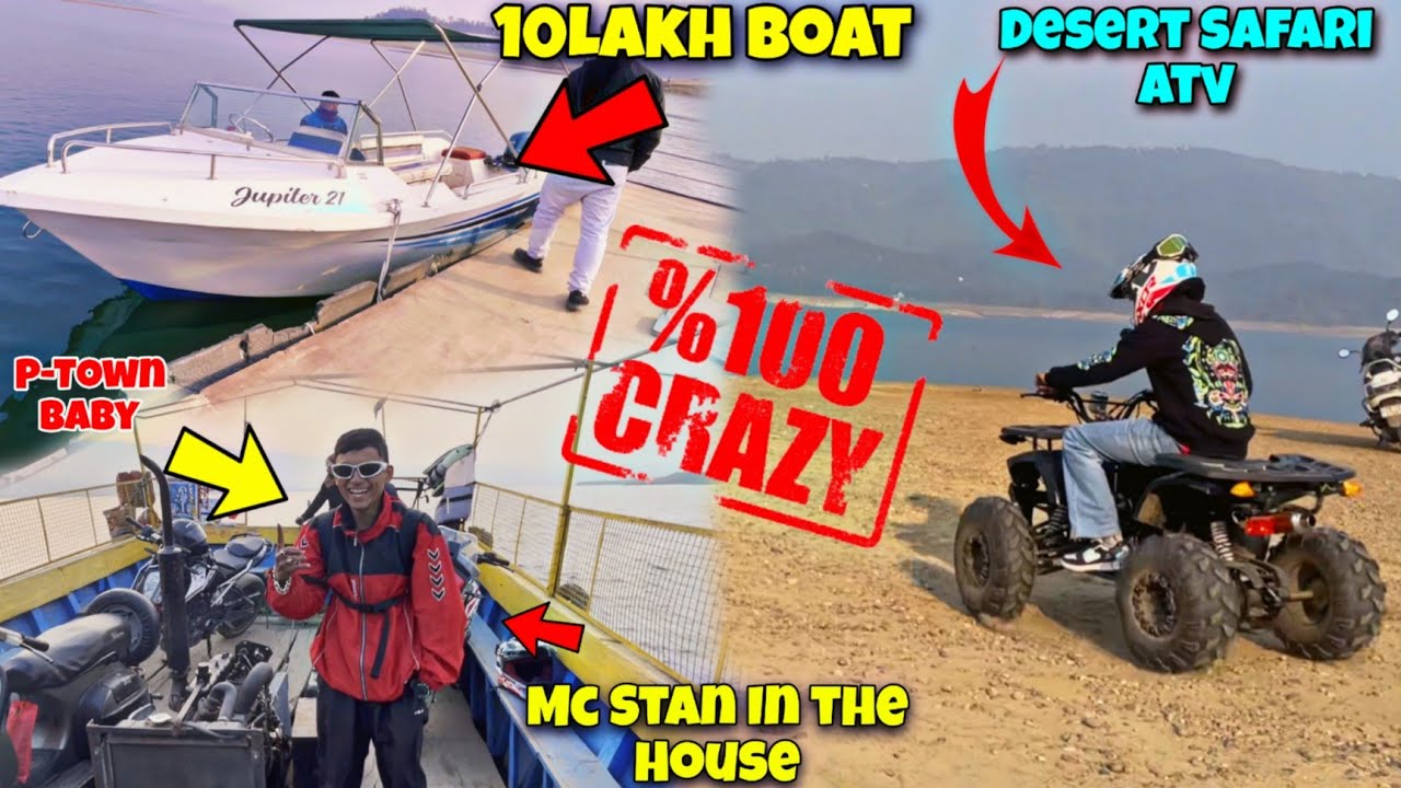 The Wild Ride of a Desert Safari ATV: A Full Crazy Scene😍 Mc Stan joins ...