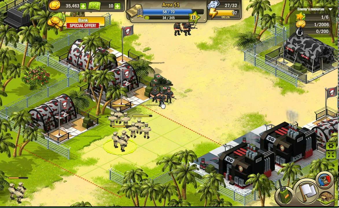 War Zone (Facebook) Gameplay Part 7 - YouTube