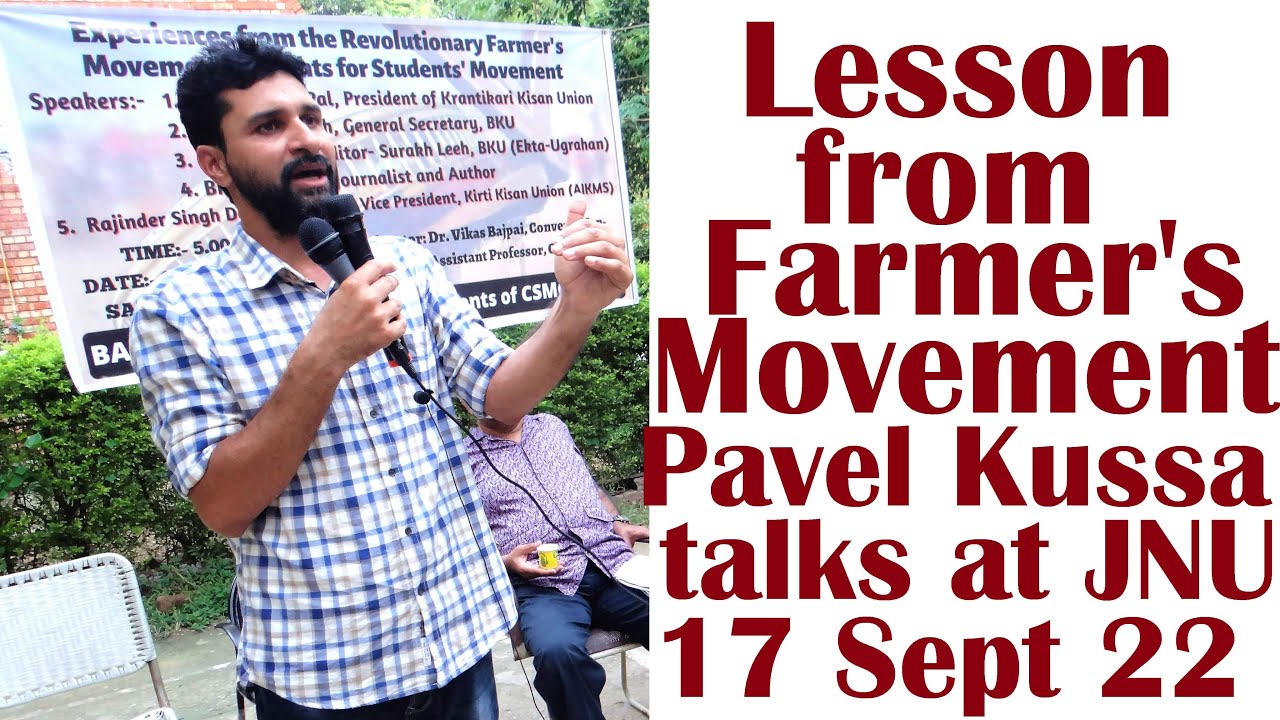Pavel Kussa(Editor-Surakh Leekh)talks at JNU: Experiences from the ...
