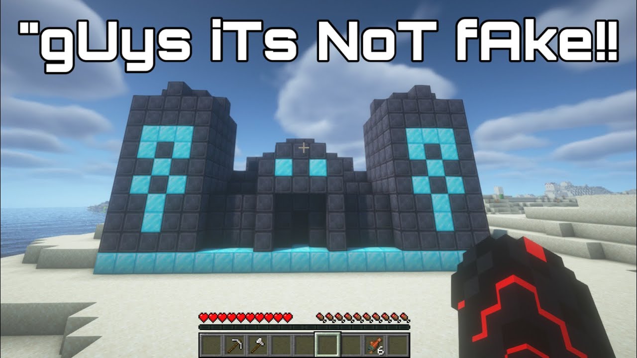 fake minecraft speedrun be like.... - YouTube