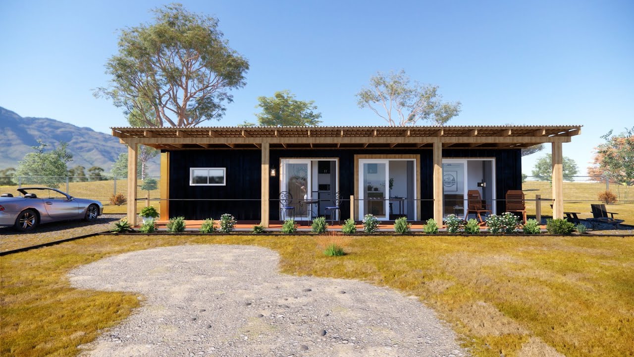 Shipping Container House Designs - Simple Life - YouTube