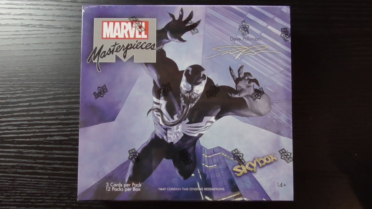Marvel Masterpieces 2020 Trading Cards Hobby Box break - YouTube