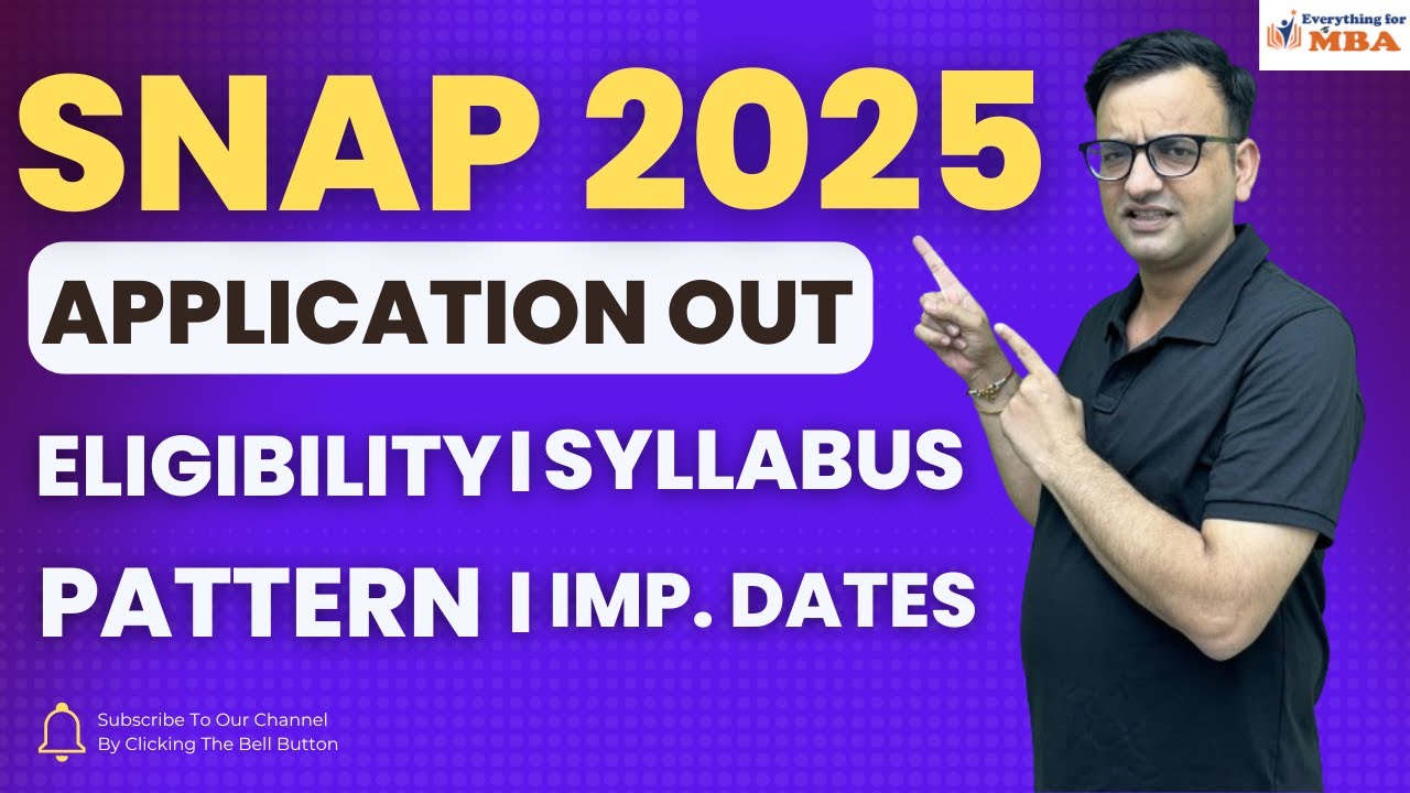 SNAP EXAM DETAILS IN HINDI 2024 | SYLLABUS | EXAM PATTERN |APPLICATION ...