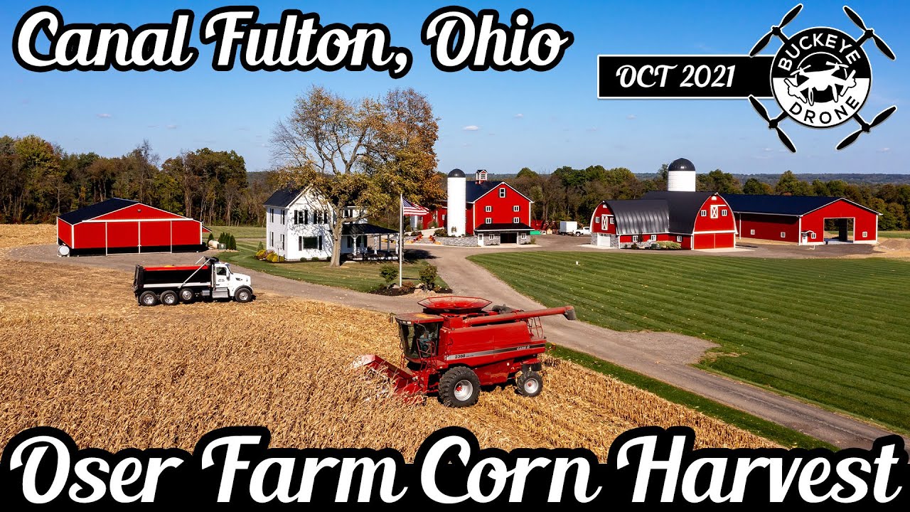 2021 Corn Harvest Canal Fulton, Ohio - YouTube