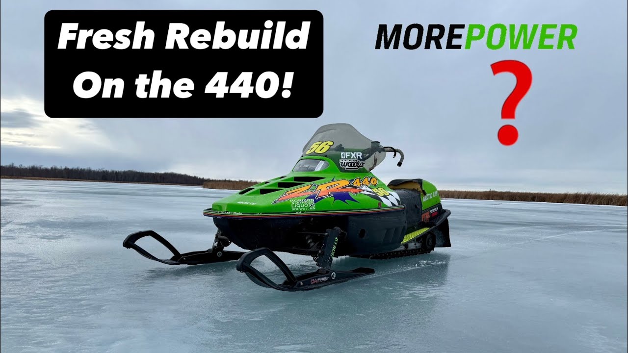 Fresh top end rebuild on the ZR 440! Hopefully back to being Fast ...