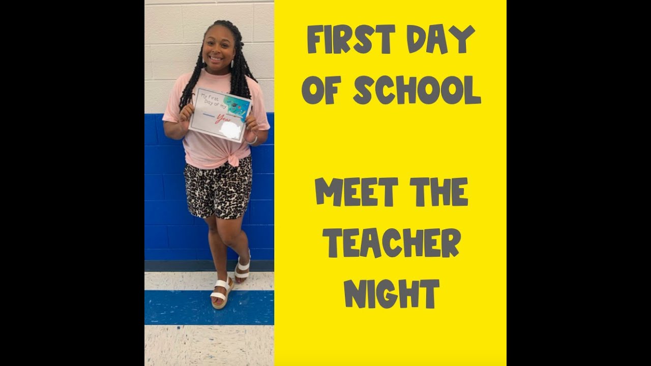 "First Day of School"/ Meet the Teacher - YouTube