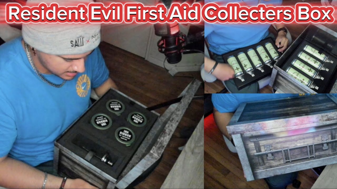 Resident Evil First Aid Drink Collector’s Box Opening! - YouTube
