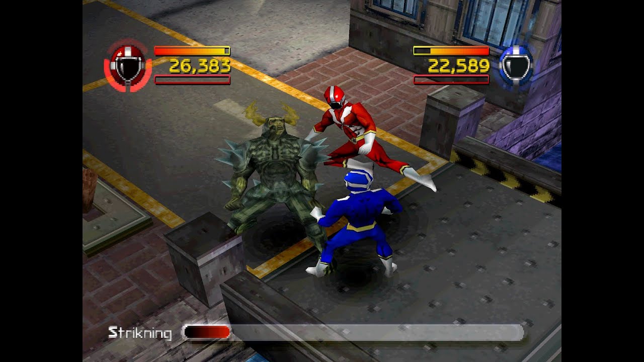 Saban's Power Rangers Lightspeed Rescue PlayStation Co-op 2 player ...