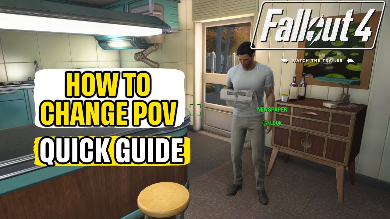 How to Change your POV (1st and Third Person) Fallout 4 Quick Guide ...