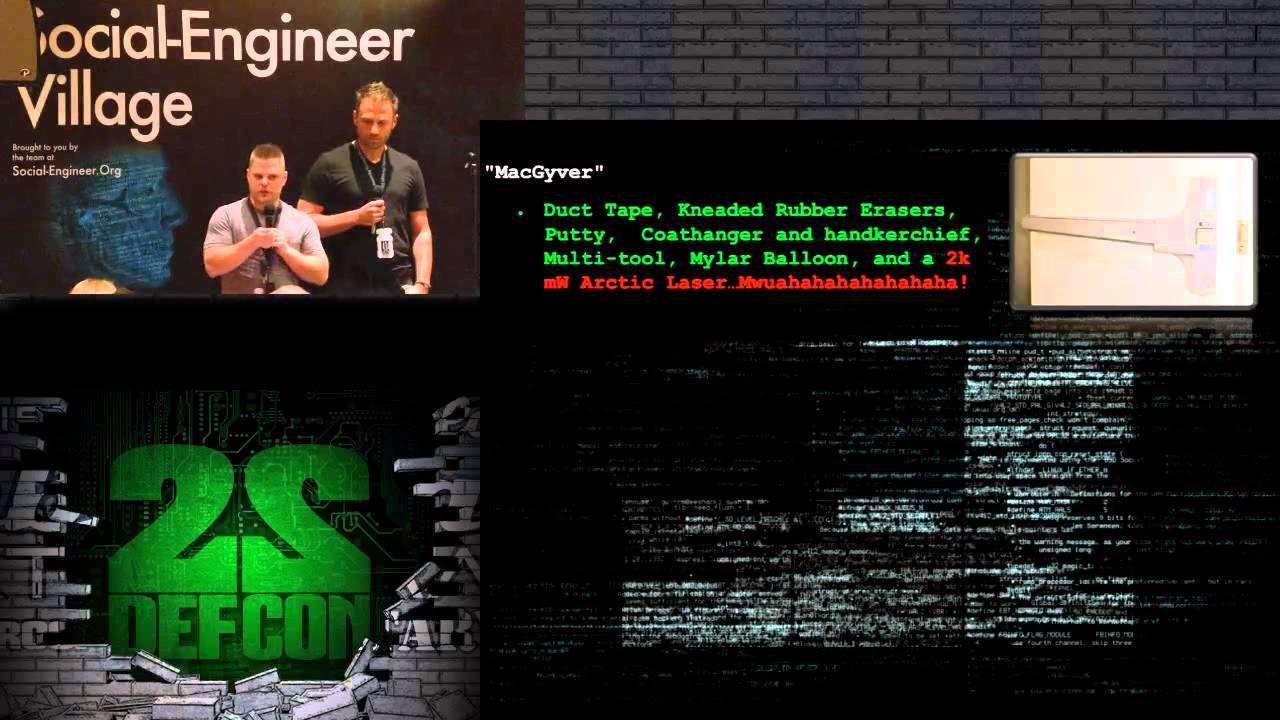 DEF CON 22 Corporate Espionage Gathering Actionable Intelligence Via ...