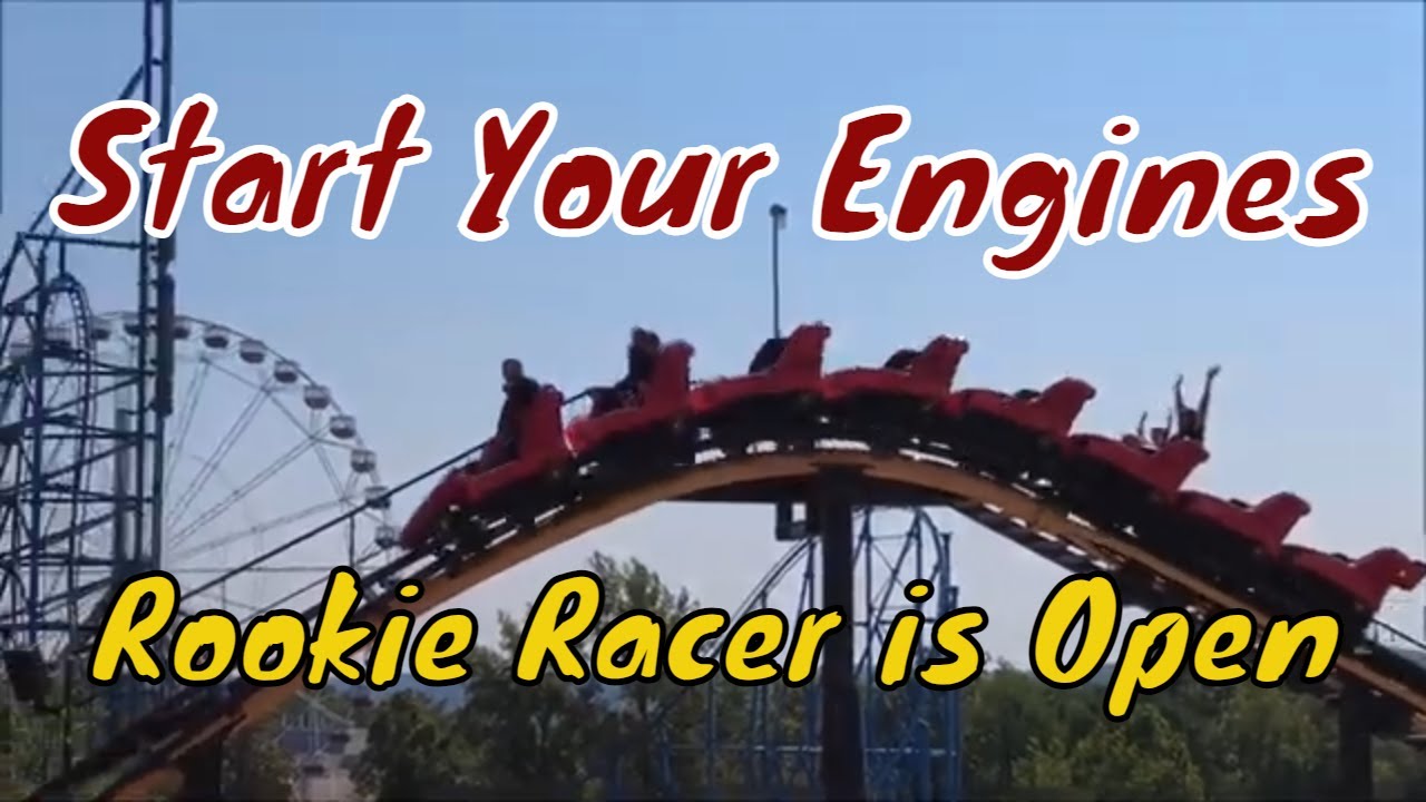 the Rookie Racer is open at Six Flags St. Louis - YouTube