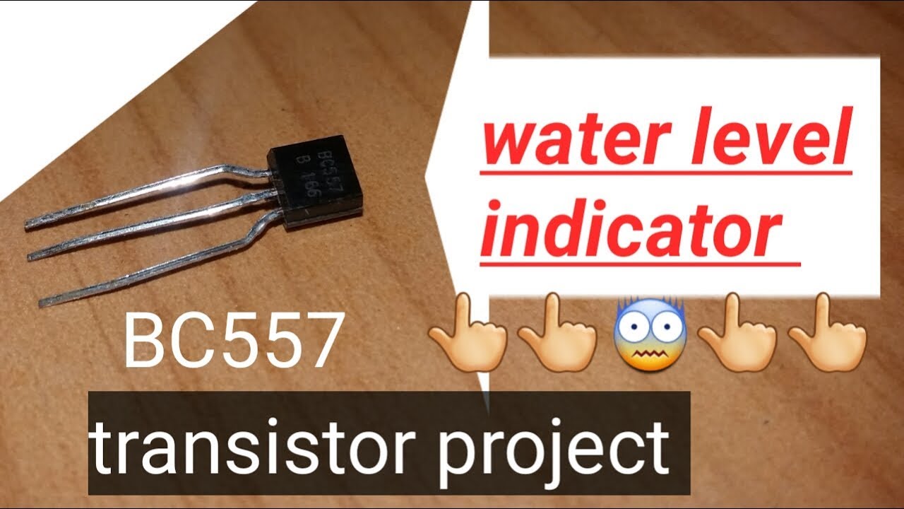 Water level indicator || transistor project - YouTube