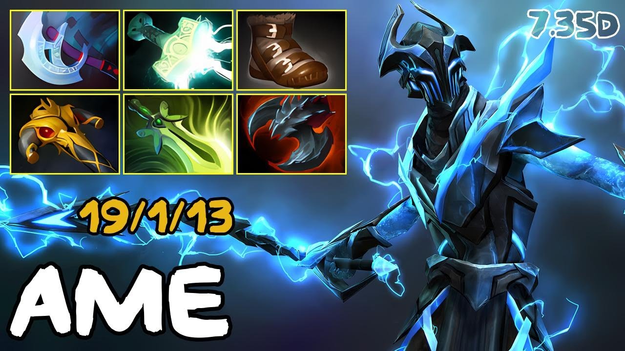 Pos 1 Razor | 19/1/13 | Ame | 7.35d | Immortal Dota 2 Pro Plays - YouTube