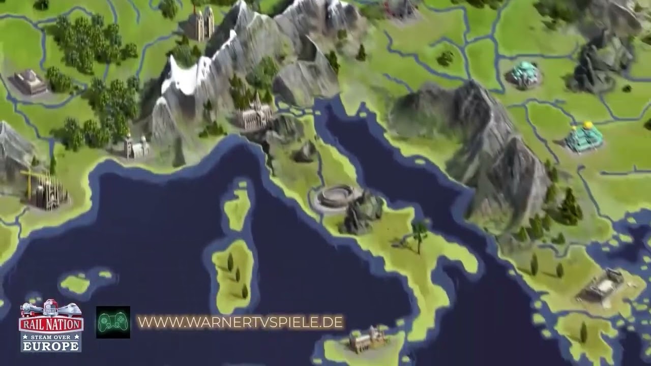 Warner TV Spiele: Rail Nation - Steam over Europe Spot (Warner TV ...