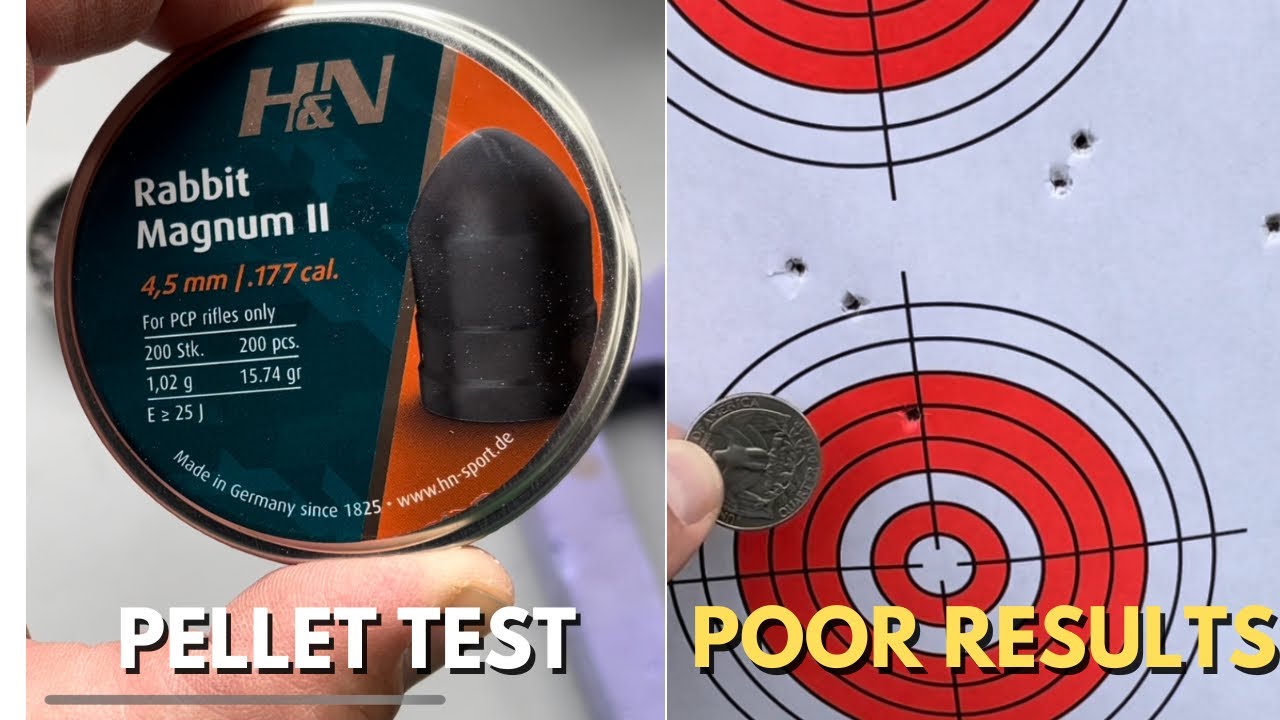 H&N Rabbit Magnum II pellet test - YouTube