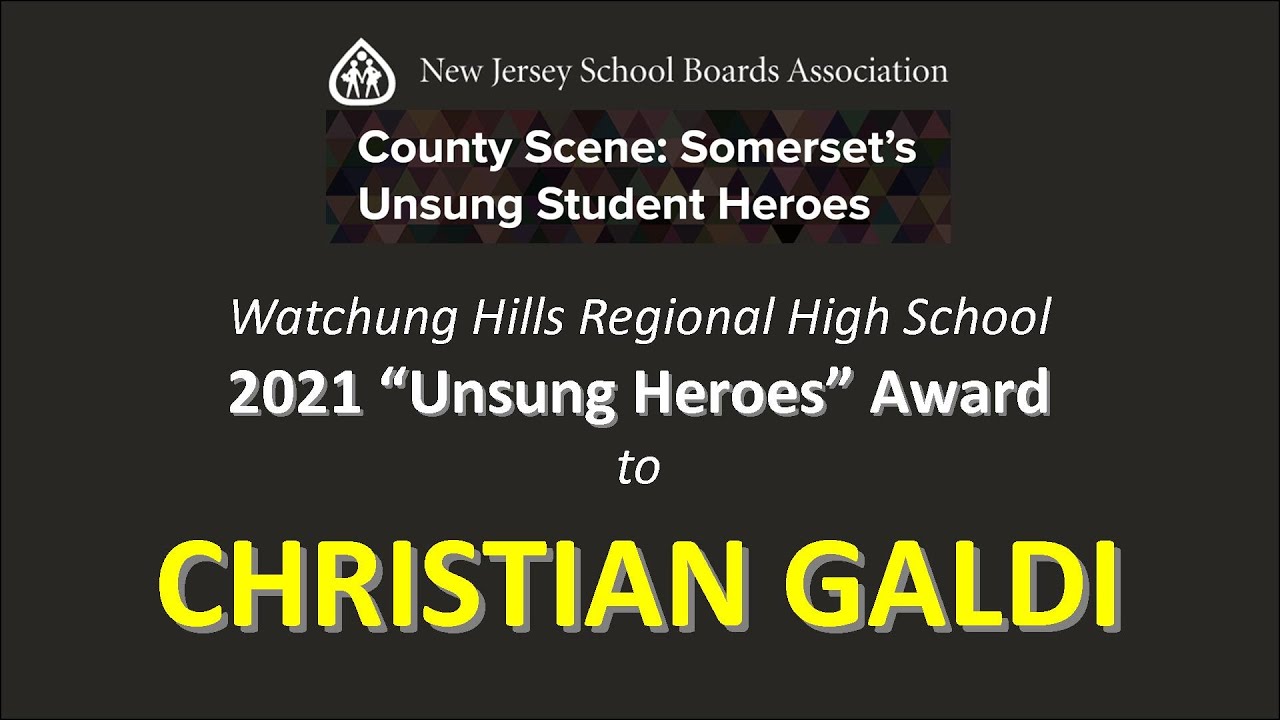 Father Sean announces "Unsung Heroes" Award to Christian Galdi - YouTube