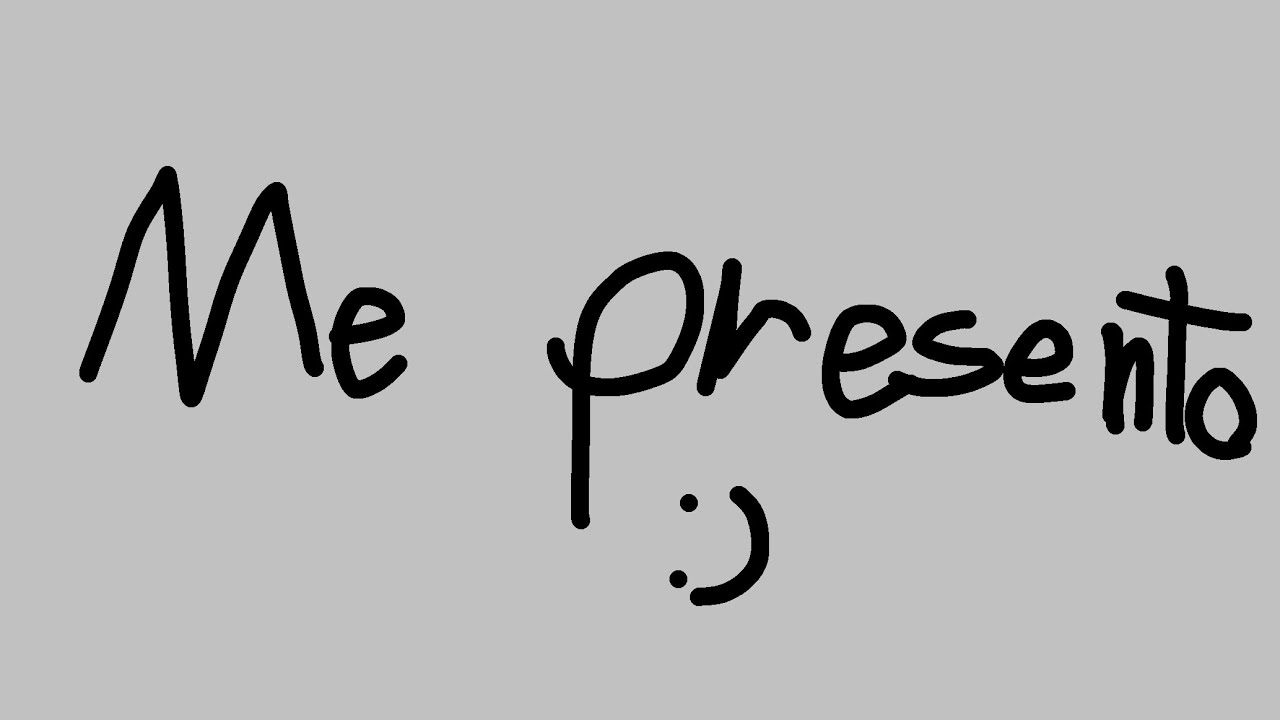 Me presento :) - YouTube