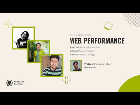 Web Performance Panel Discussion: Prateek Bhatnagar, Pavithra Kodmad ...