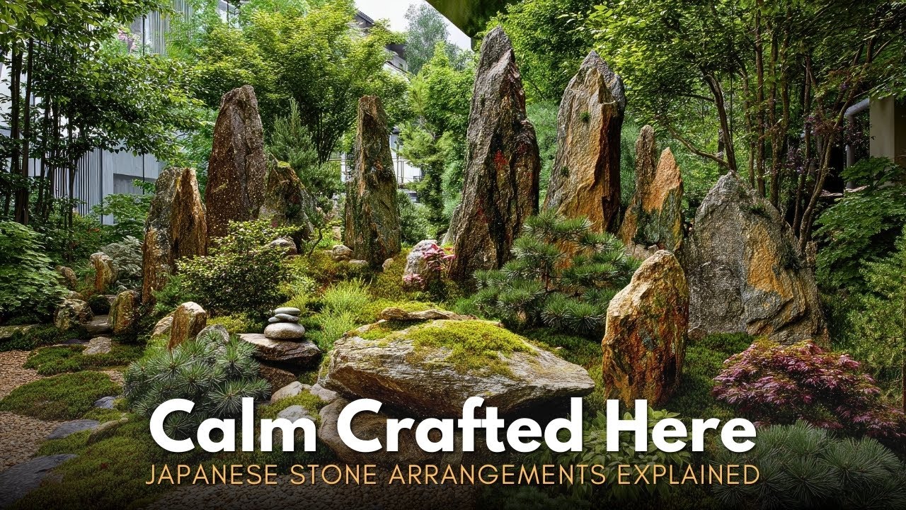 Crafting Calm : Japanese Rock Garden Stone Arrangements Explained - YouTube