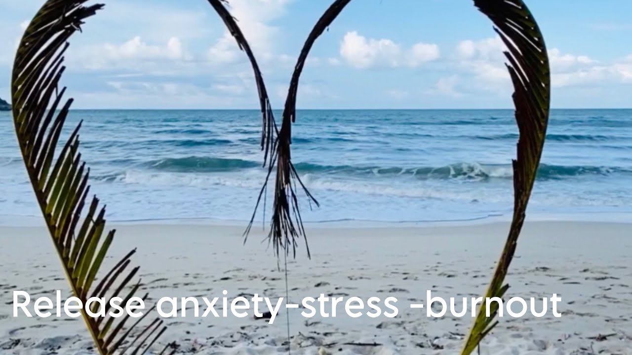 Tropical Beach Ambience, Ocean Waves, Stress Relief, Release Anxiety ...
