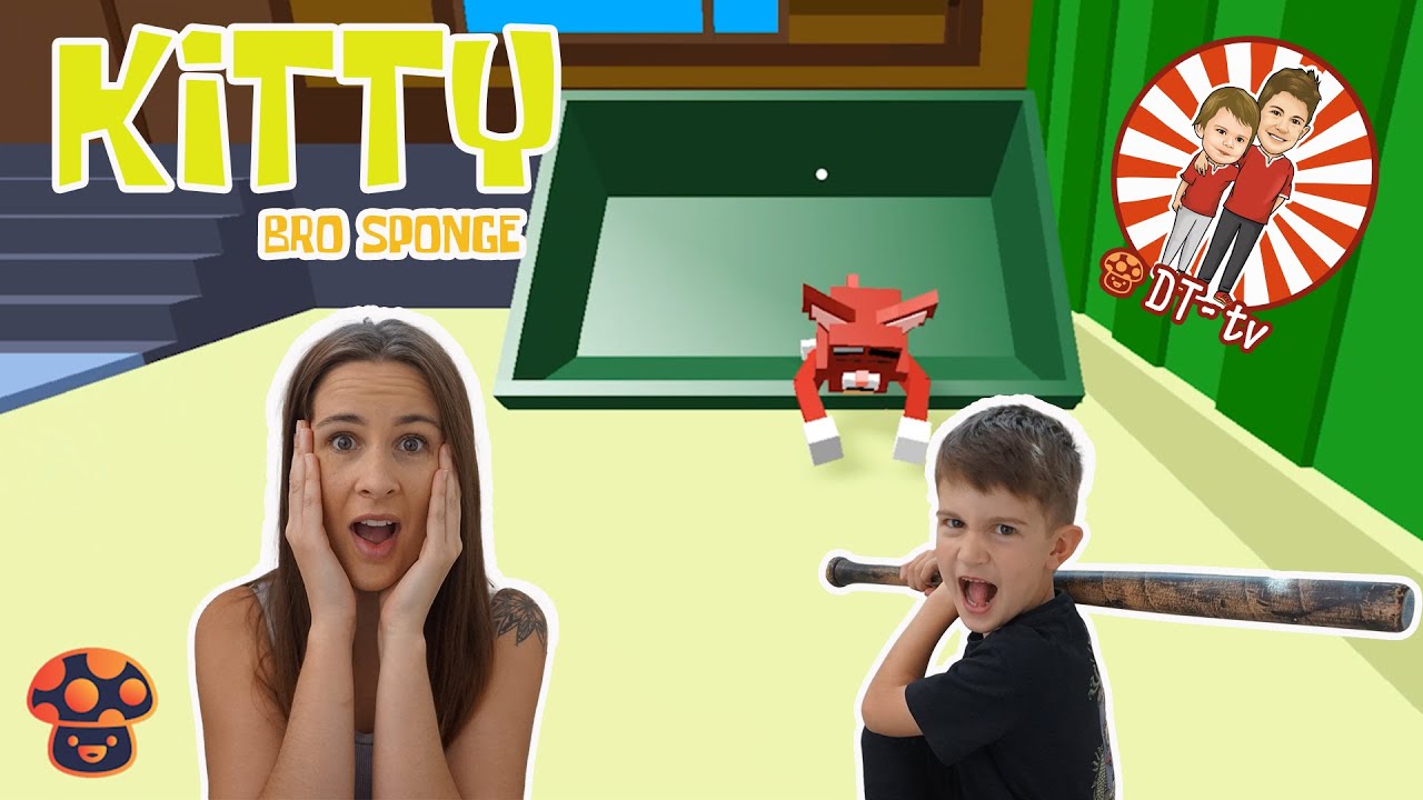 DT-tv || Plays ROBLOX KITTY BRO Sponge Roblox Game #dttv #gaming # ...