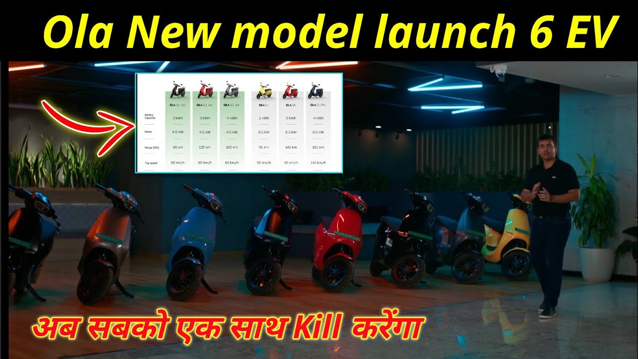 ⚡Ola Electric Event New Scooter launch | Ola 5 Upcoming Ebike | Ola s1 ...