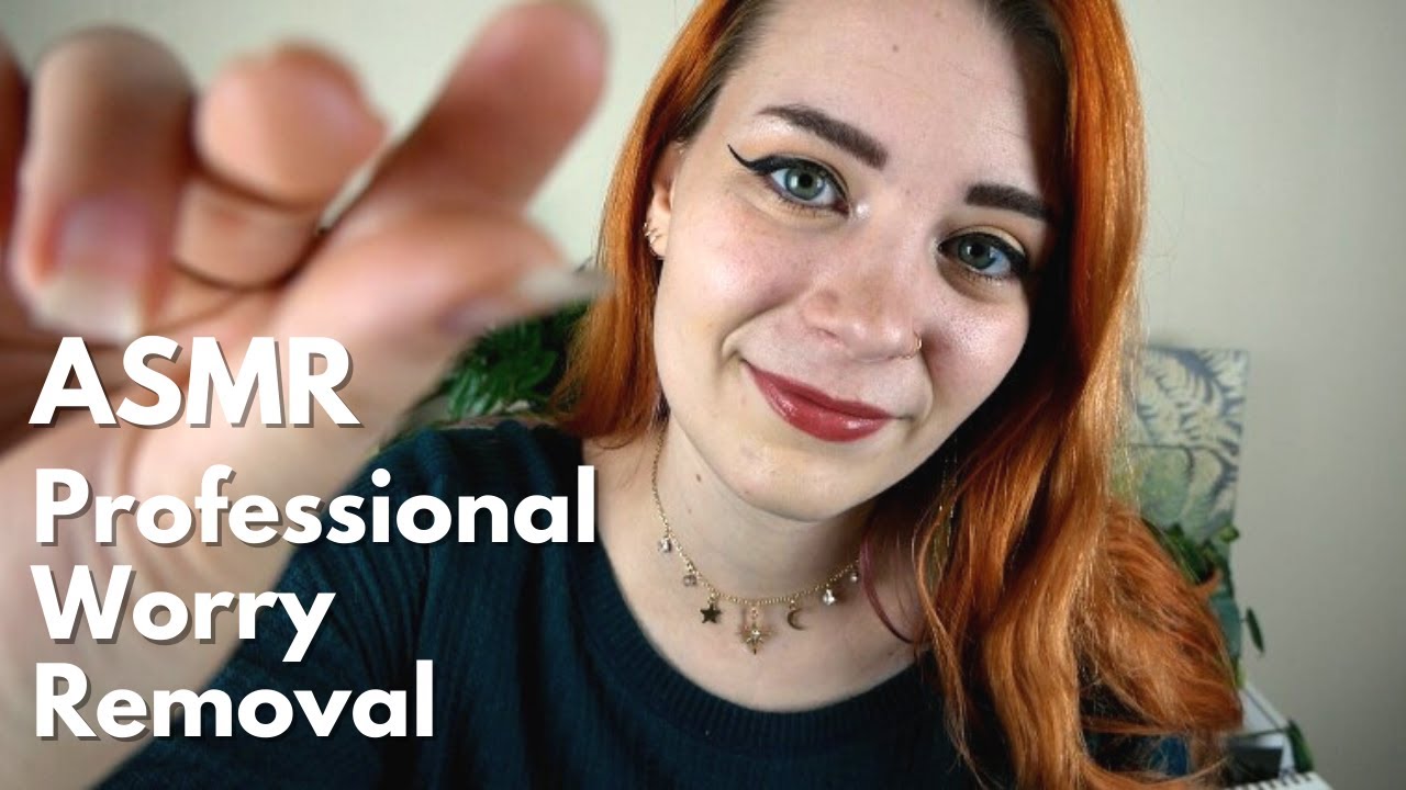 ASMR Professional Worry Removal | Plucking & Brushing Away Your ...