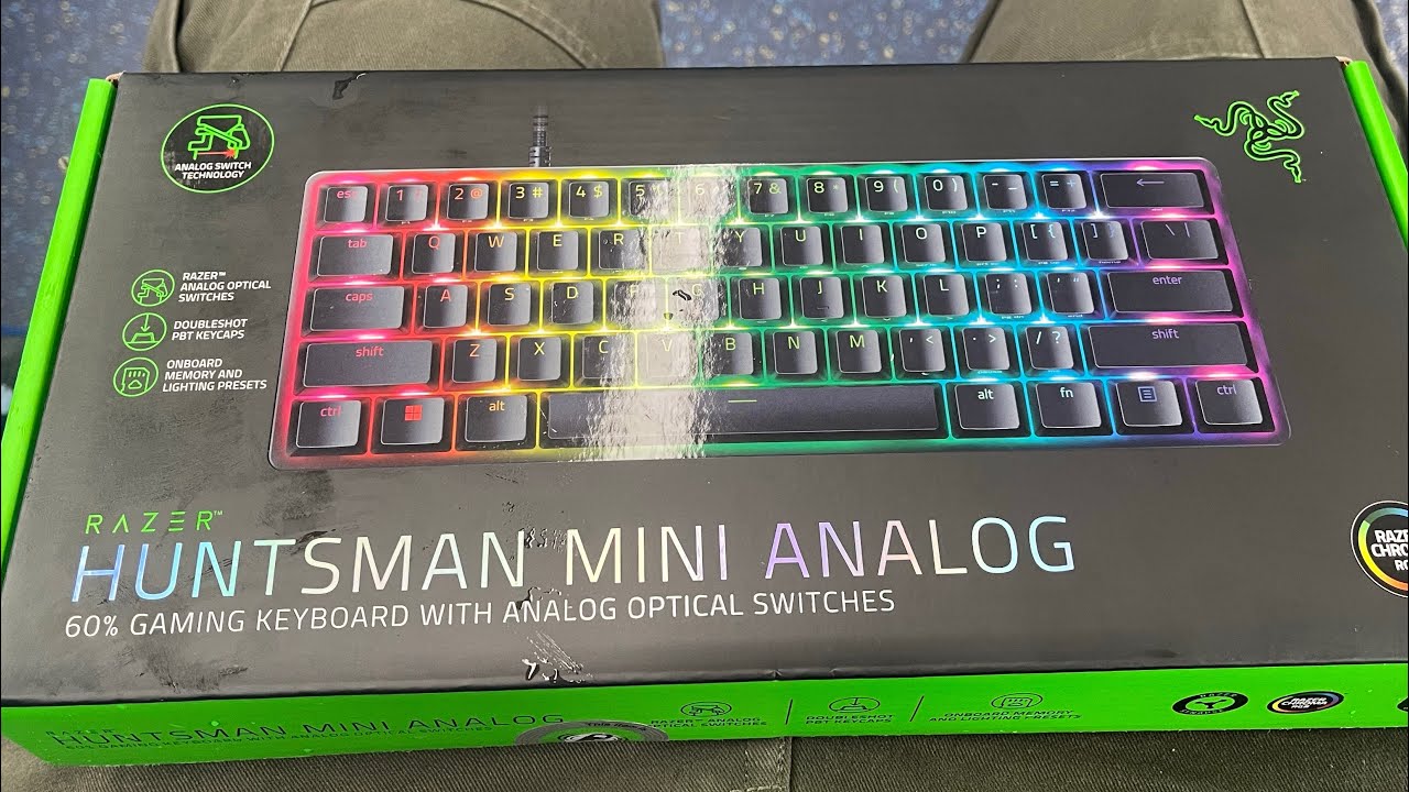 Razer Huntsman Mini Analog Unboxing. - YouTube