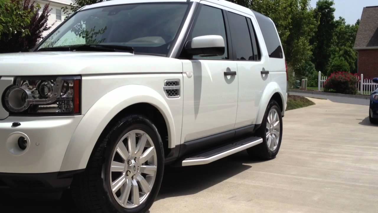 Lowering a Land Rover LR4 - YouTube