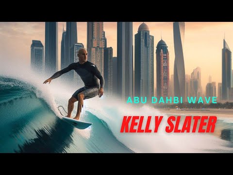 ¡Kelly Slater surfea la primera ola de su nueva piscina en Abu Dhabi!