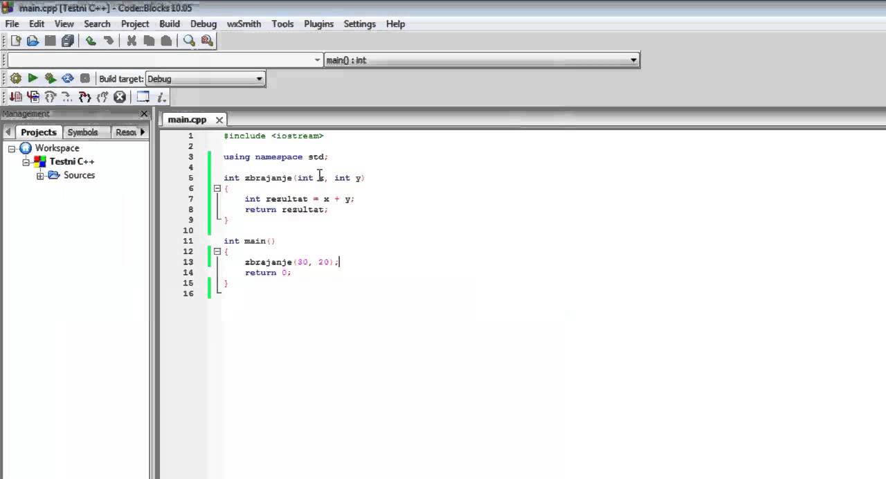 C++ - Tutorijal 23 - Funkcije s više parametara - YouTube