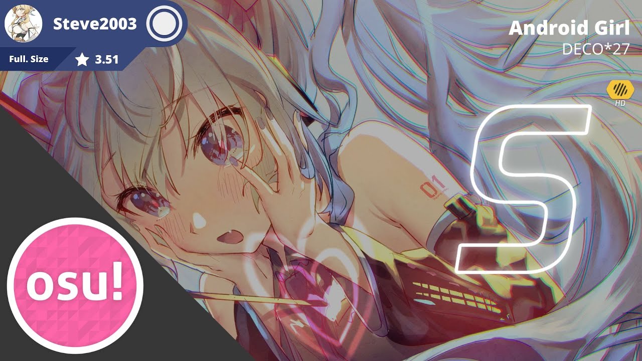 [osu!] Android Girl | DECO*27 feat. Hatsune Miku - YouTube