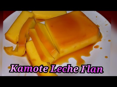Kamote Leche flan || Sweet potato Leche flan: dessert recipe na madaling gawin.