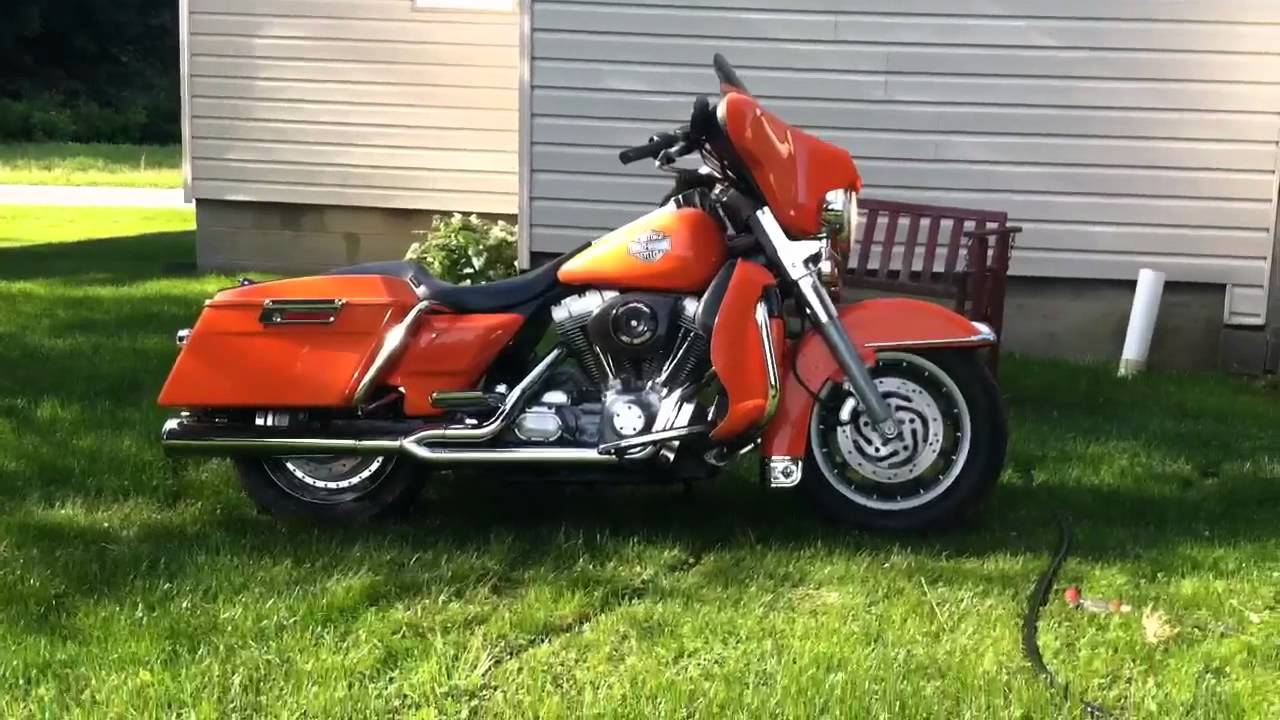 FLHT Custom Front Fairing - YouTube