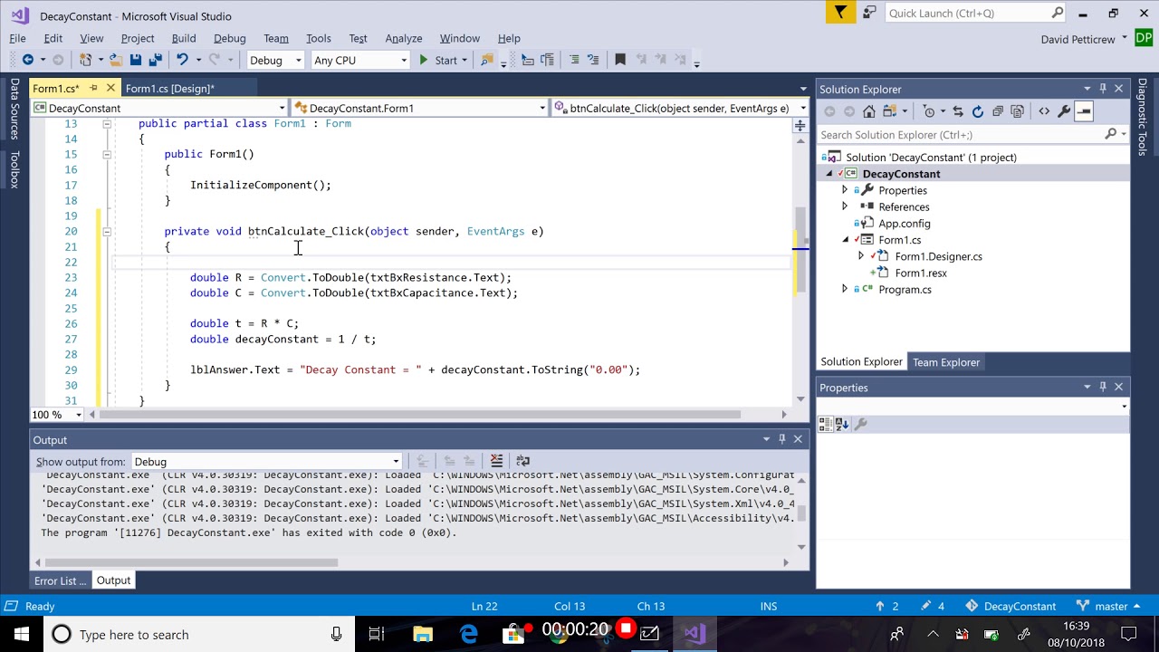 C# using try catch to avoid errors - YouTube