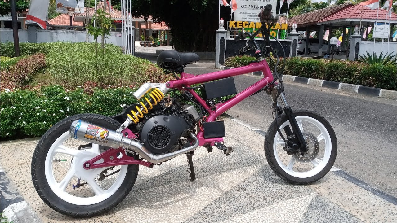 BMX CUB matic yamaha mio GT - YouTube
