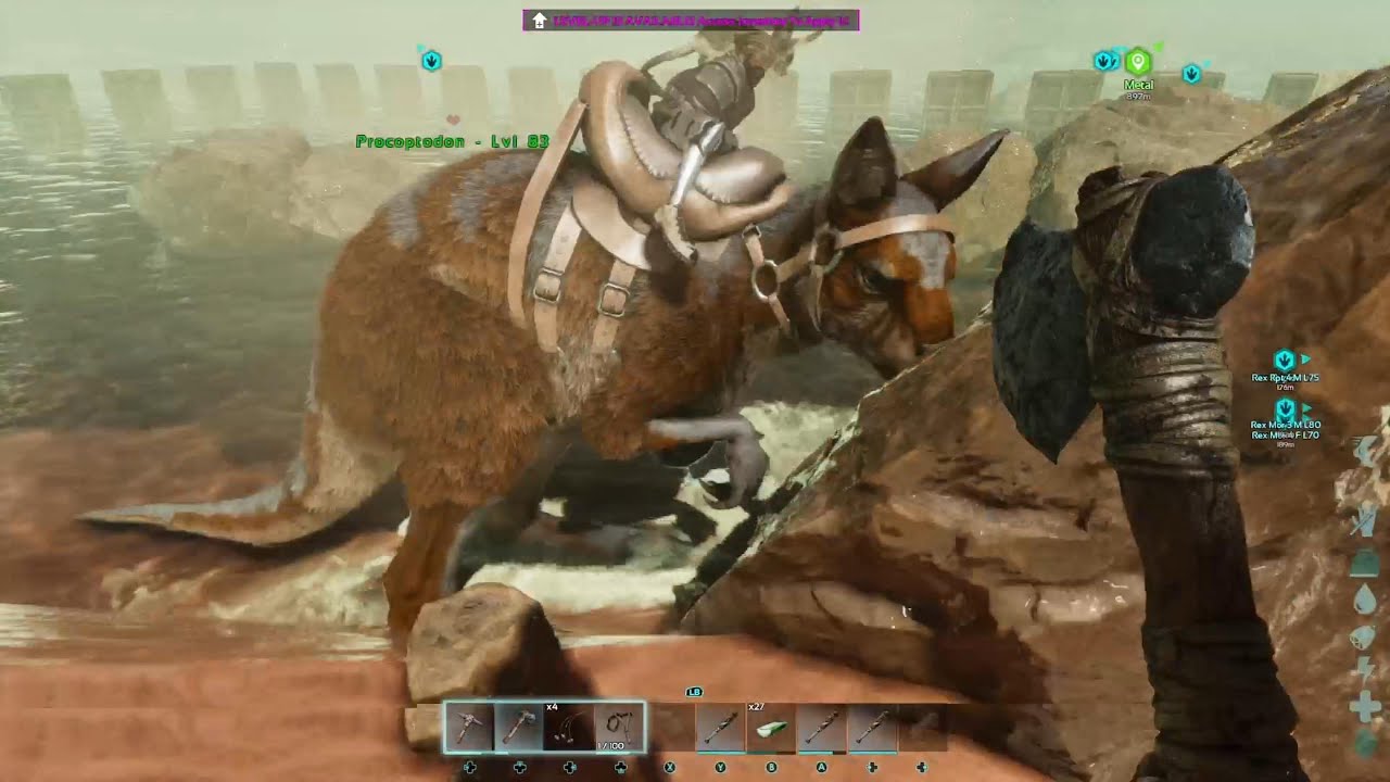 Ark Survival Ascended | Friends first time on Kangaroo - YouTube