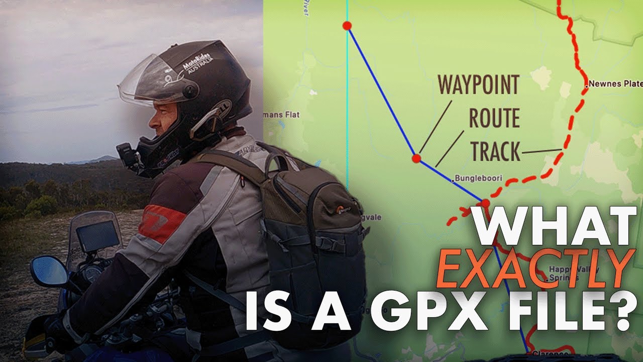 What exactly is a gpx file and how is it used in adventure riding - YouTube