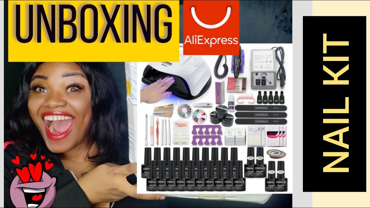 ALI-EXPRESS NAIL KIT UNBOXING || HUGE NAIL KIT UNBOXING VIDEO 2020 ...