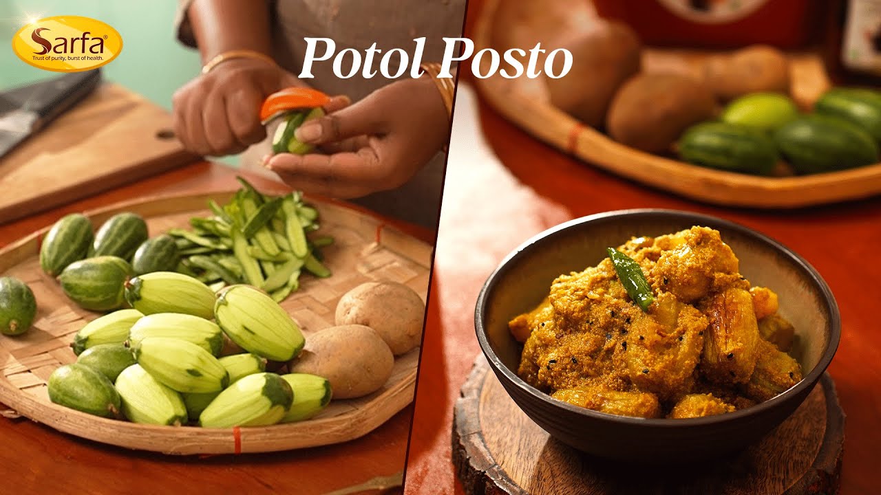 Potol Posto Recipe | Sarfa Kacchi Ghani Mustard Oil | Mustard Oil - YouTube