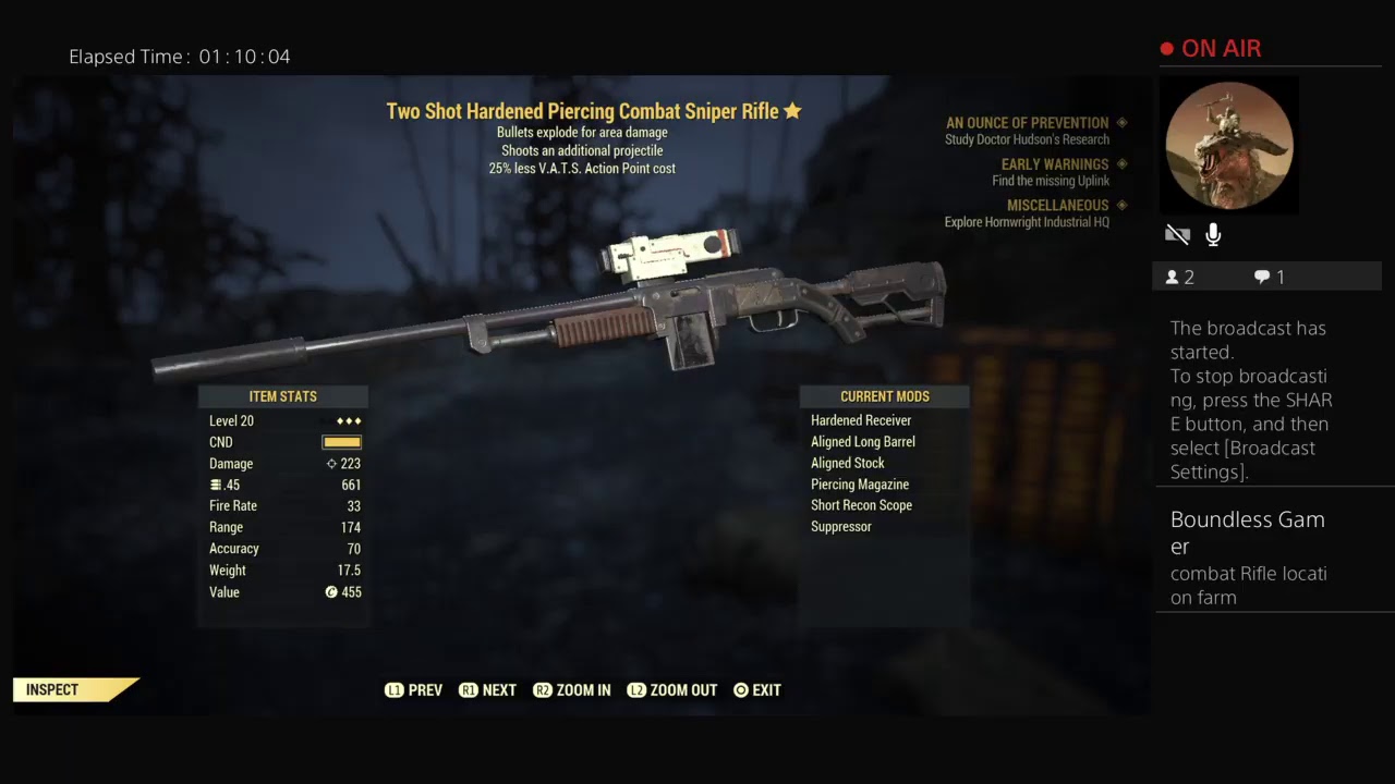 Combat Rifle and Gun's Farming Spot Fallout 76 2018 PS4 - YouTube