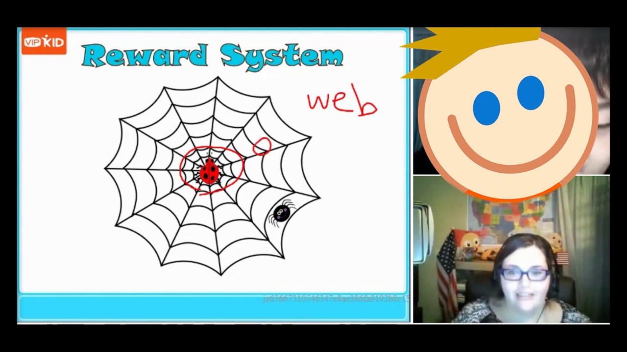 Spider Web Reward Game for ESL students - YouTube