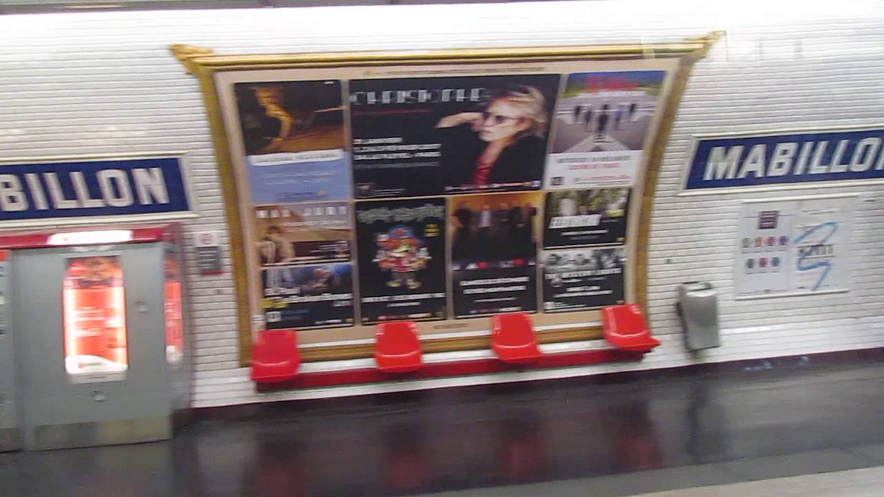 La Station Mabillon Ligne 10 du métro à Paris - YouTube