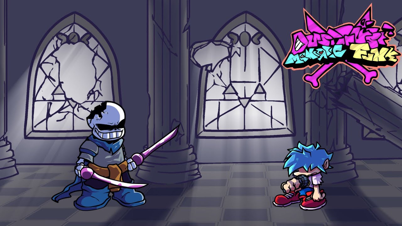 FNF : DUSTTRUST MANIATIC FUNK DEMO - Cynical Song - Friday Night Funkin ...