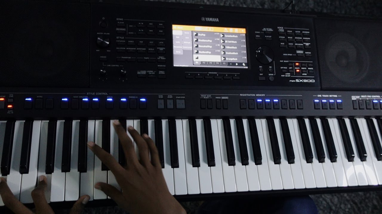 YAMAHA PSR SX-900 THE TOUR OF THE FRONT PANEL PART 21 - 4K - YouTube