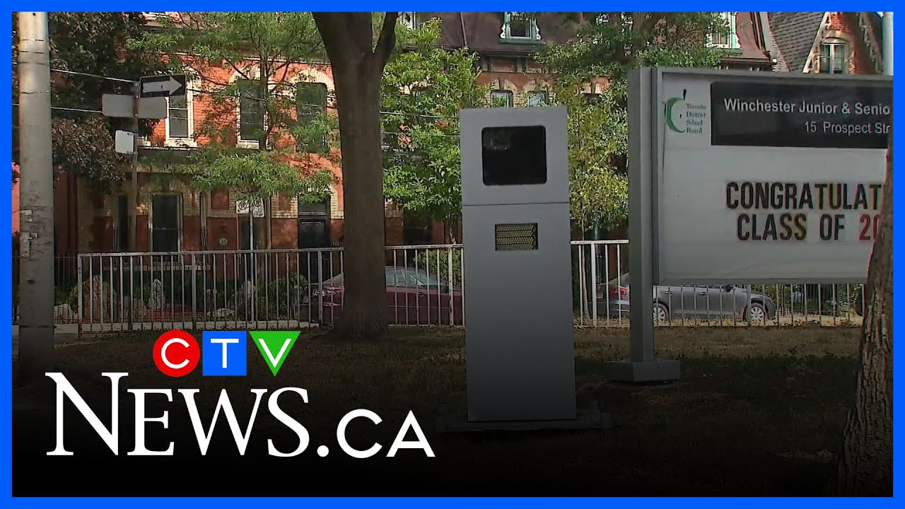 More speed cameras vandalized in Toronto…again - YouTube