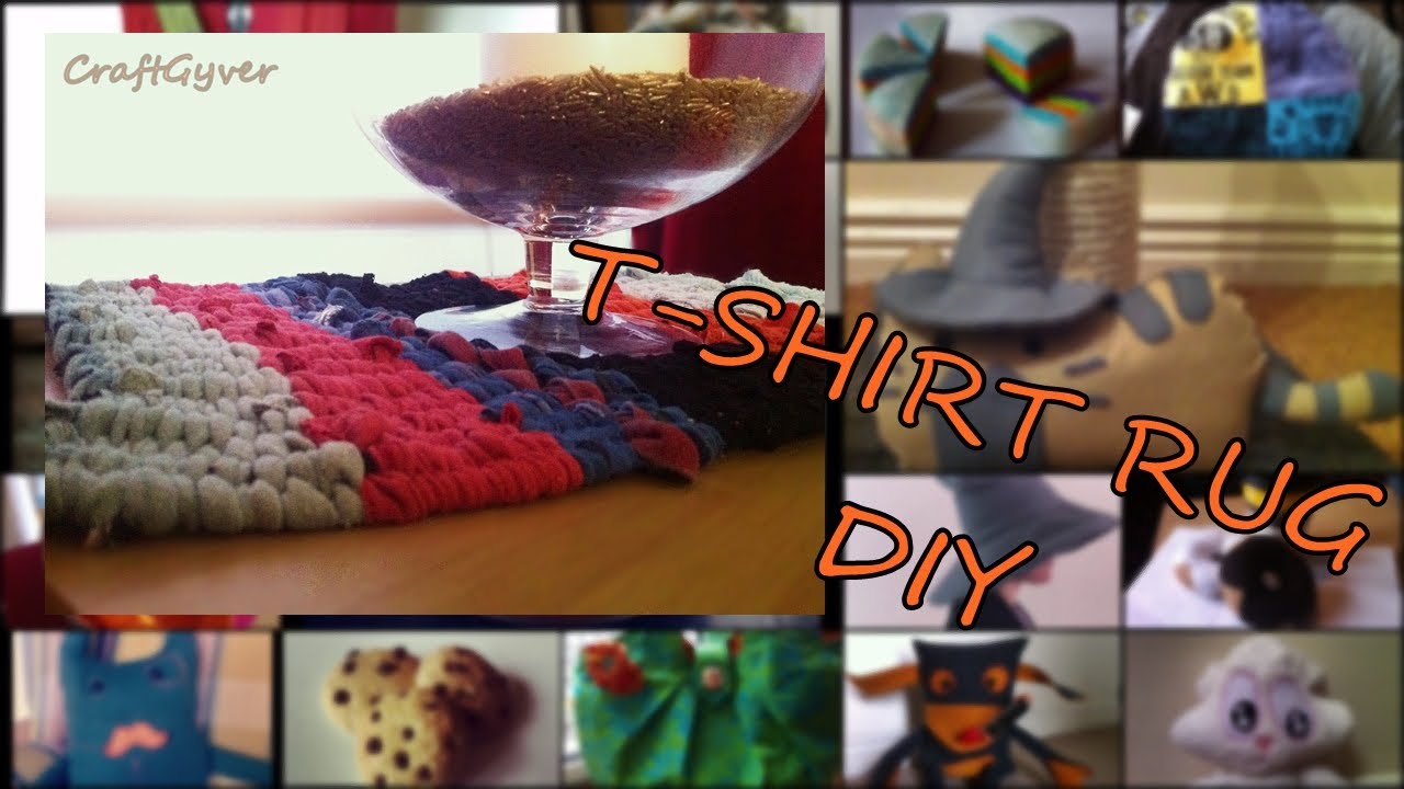 T-Shirt Rug DIY - YouTube