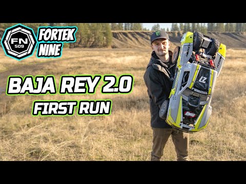 Losi Super Baja Rey 2.0 1/6 RTR Desert truck UNBOXING and FIRST RUN
